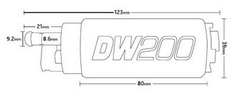 Deatschwerks DW200 255 l/h EVO 4-9 - JRM RACING AB